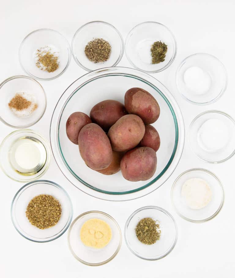 Zesty Italian Potatoes - Glitter and Graze