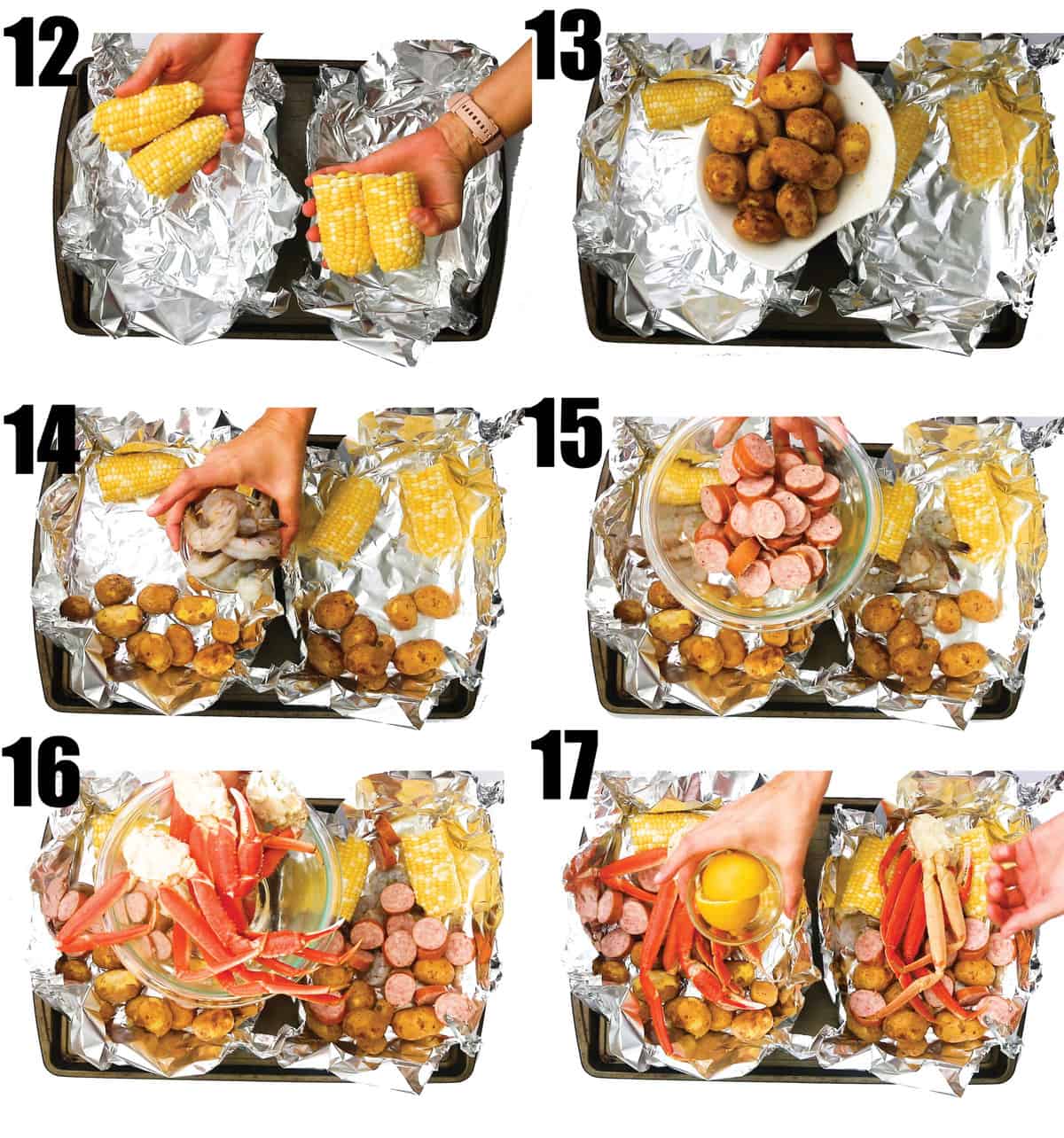 Seafood Cajun Boil Packs - Glitter and Graze