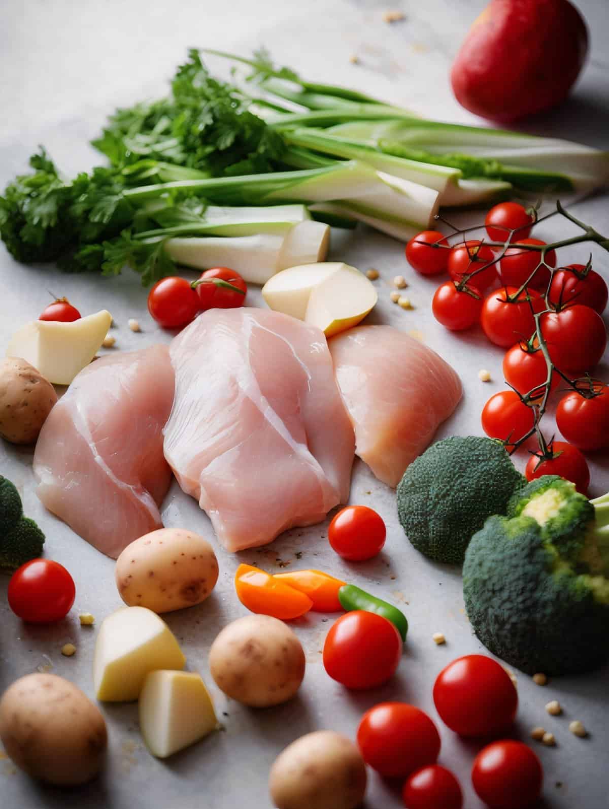 One-Pan Lemon Garlic Chicken - Glitter and Graze